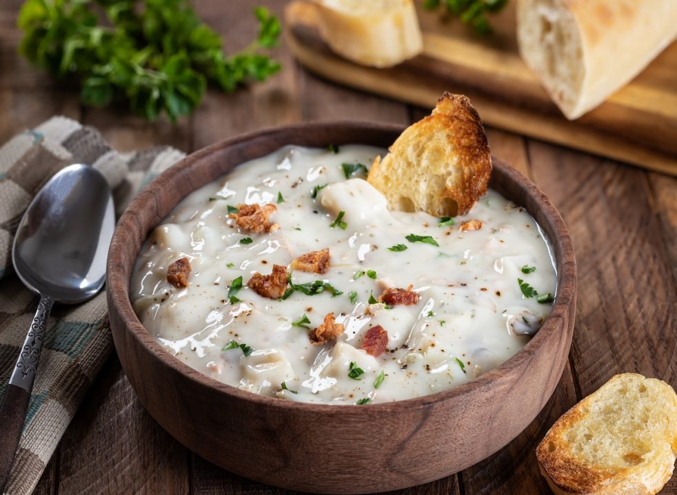 7 chain restaurants serving real clam chowder made fresh daily