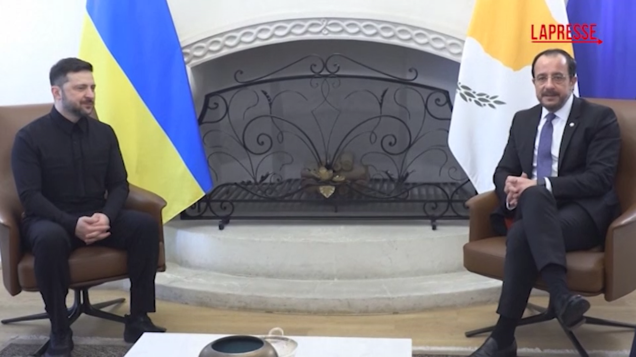 Ucraina, Zelensky a Nicosia incontra il presidente cipriota Nikos ...