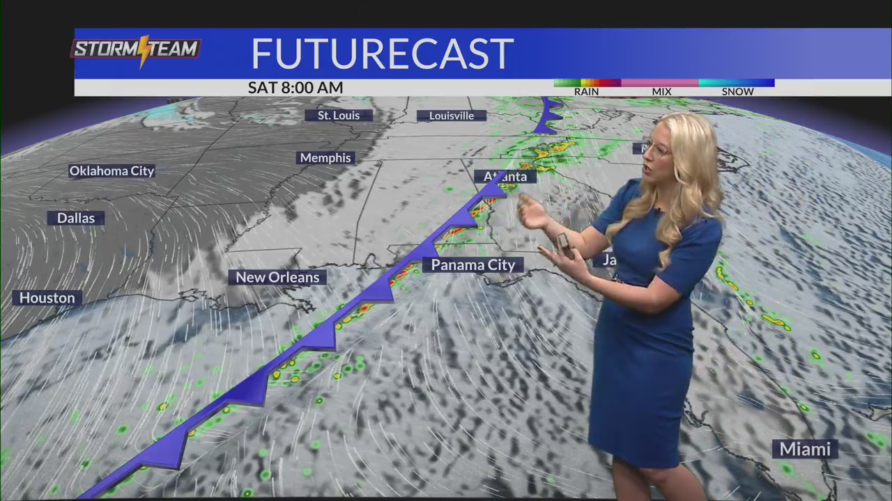 Wednesday weather pattern
