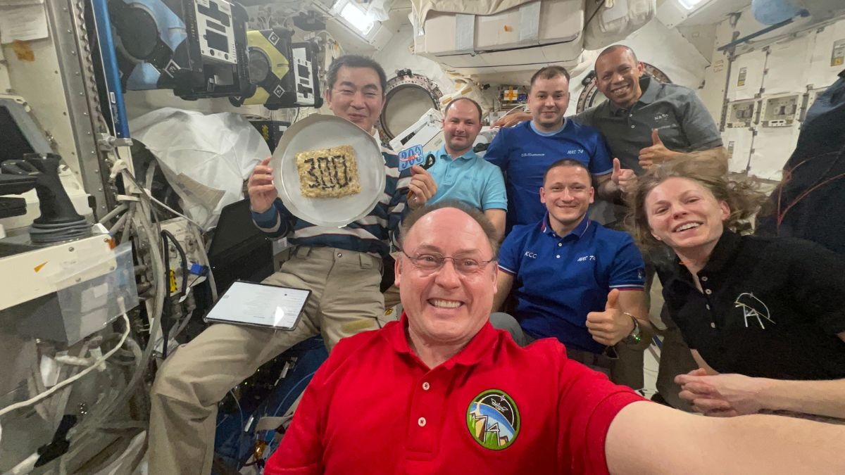 Japanese astronaut completes 300 days in space, celebrates with special ...