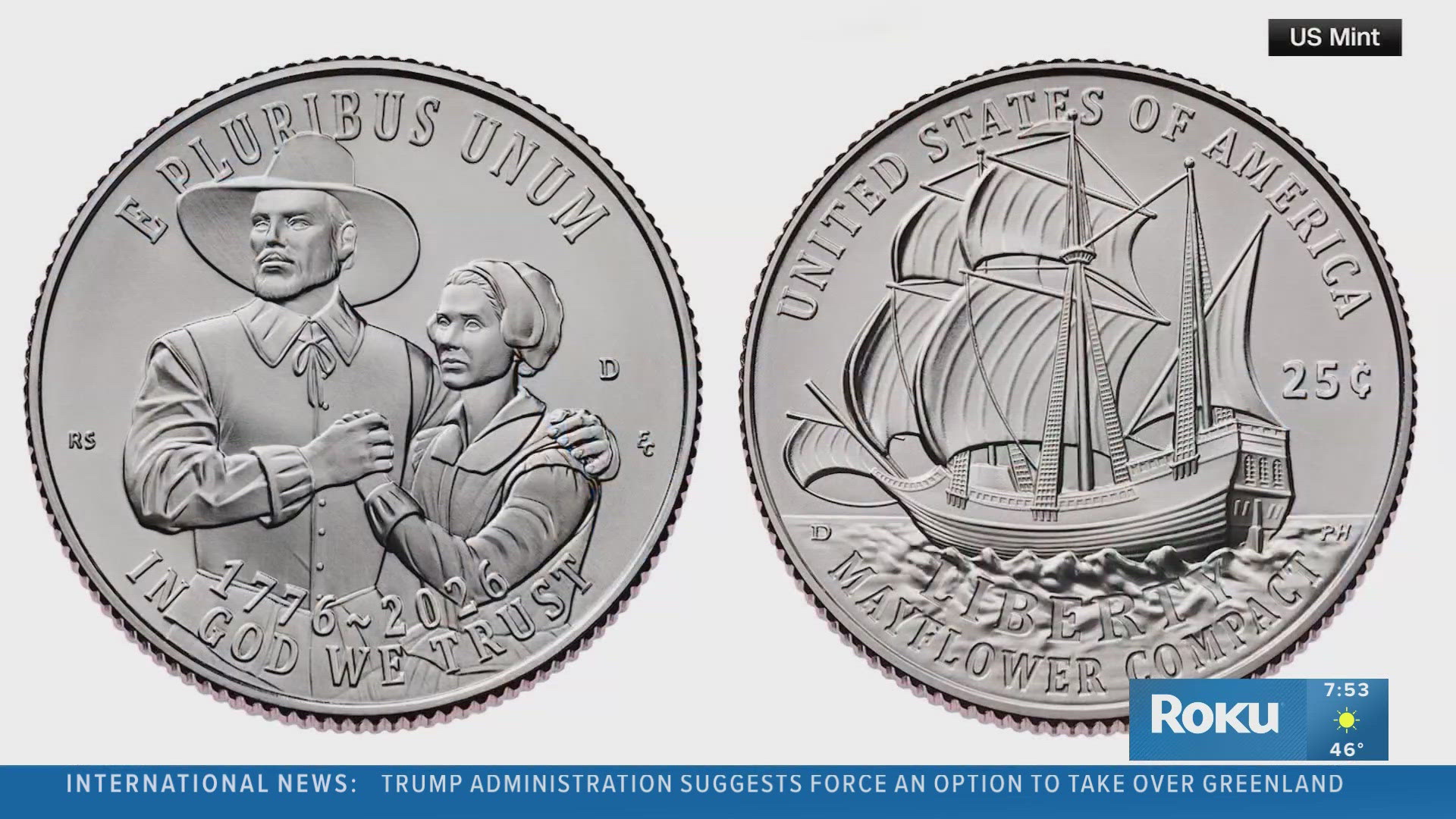 US Mint announces 5 new quarter designs