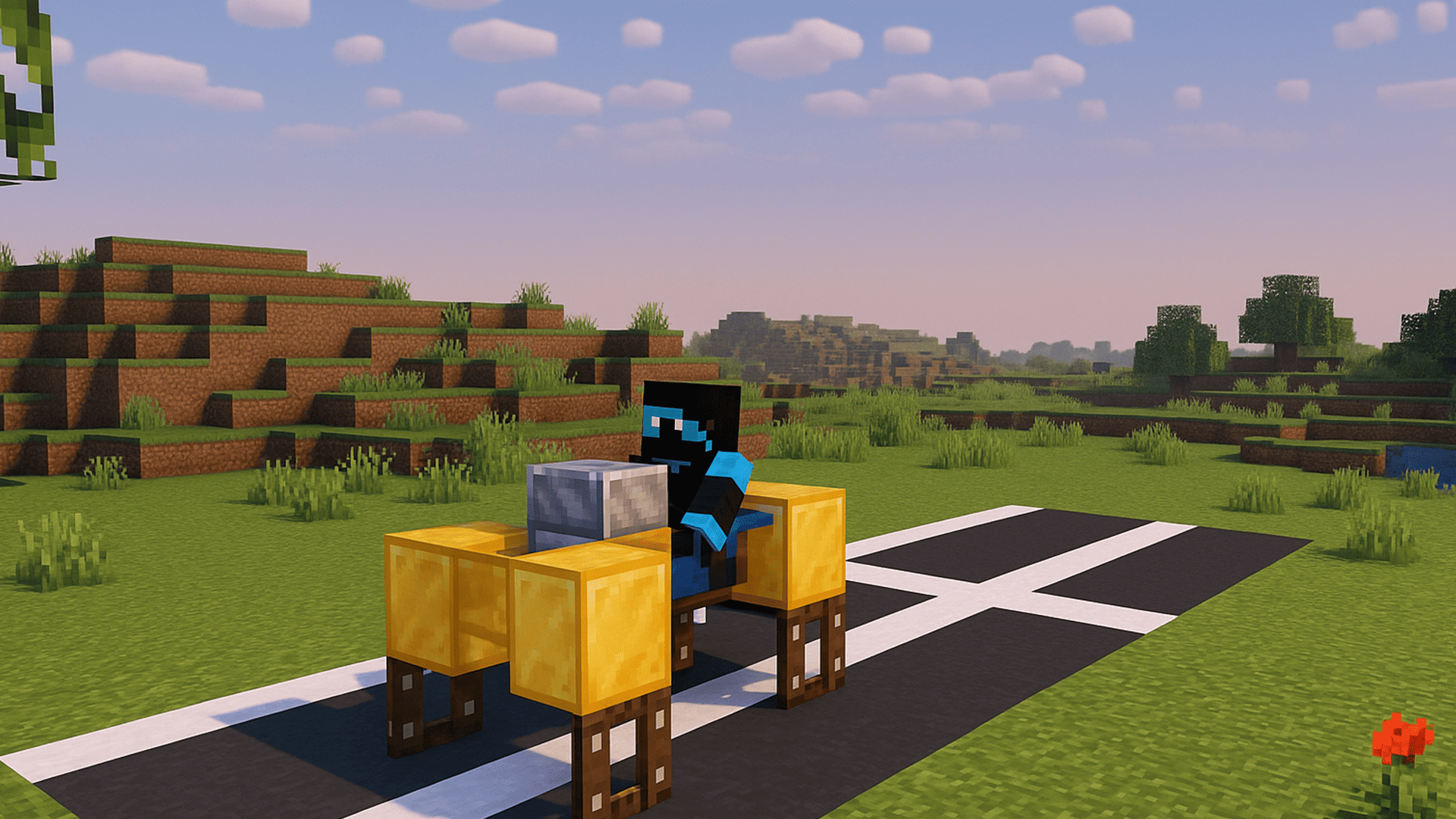 How to build a working Jeep in Minecraft