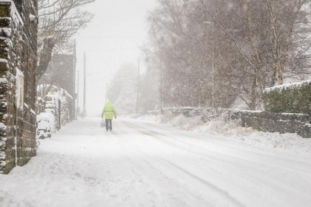Heavy snow weather warning for Bradford district in coming days