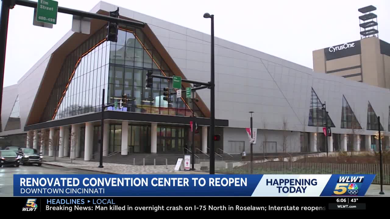 Cincinnati convention center to reopen after 18 month renovation project
