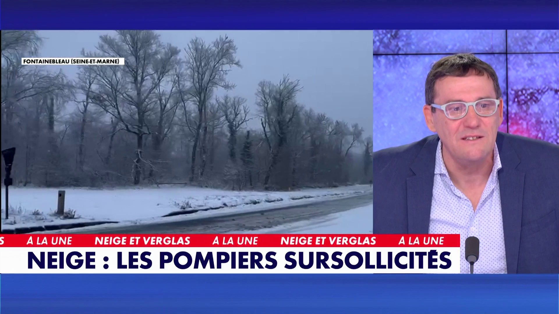 Épisode de neige : Frédéric Durand, journaliste, salue l'action des ...