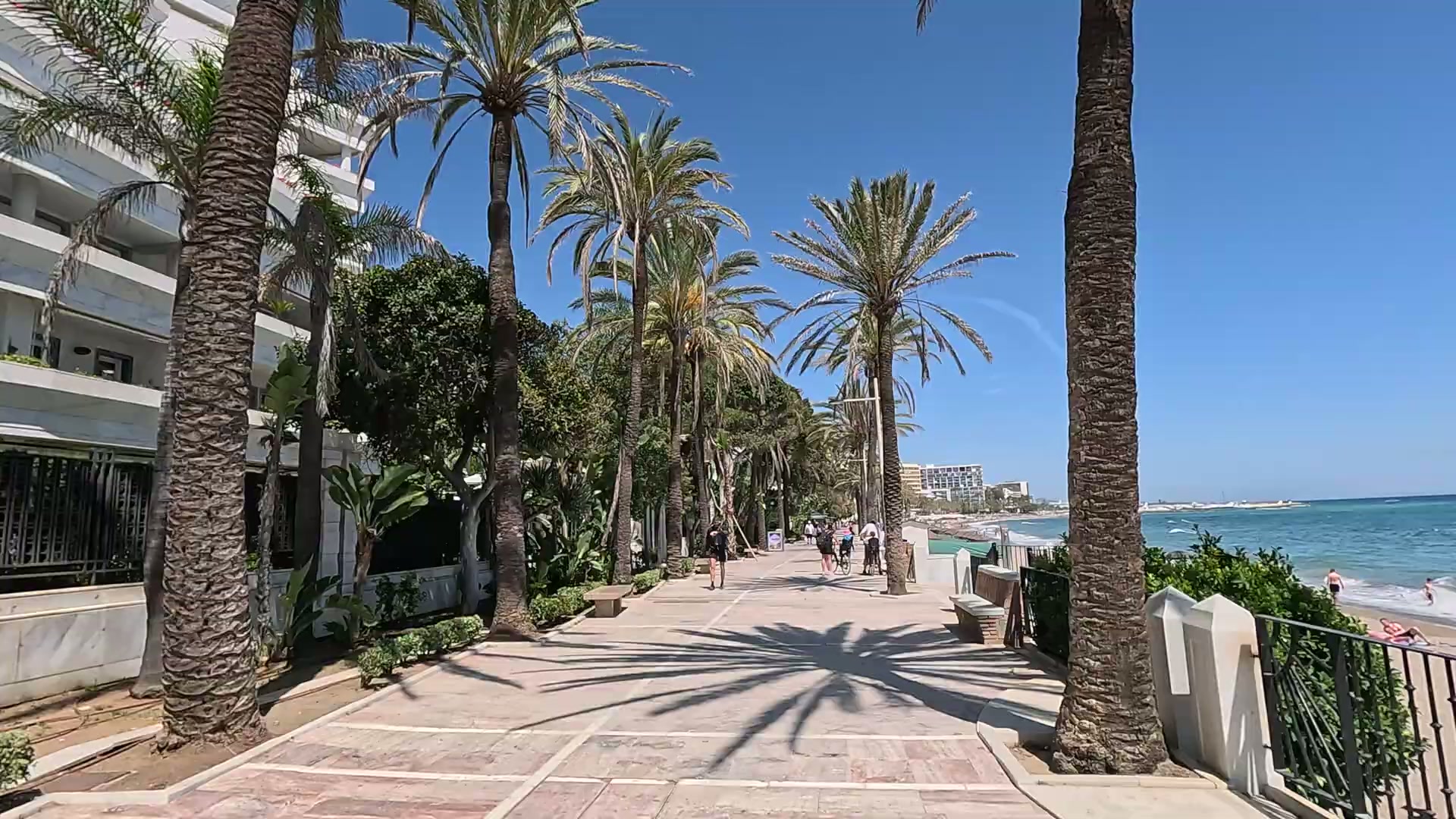 Marbella, Spain 4K beachfront paradise walk 2025