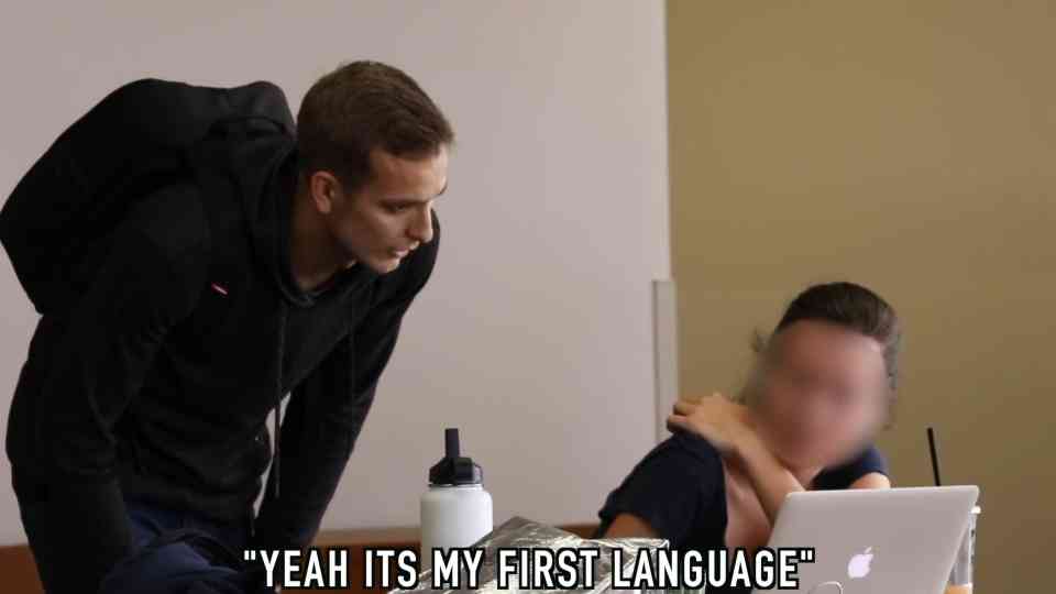 Looking over people’s shoulders got awkward fast