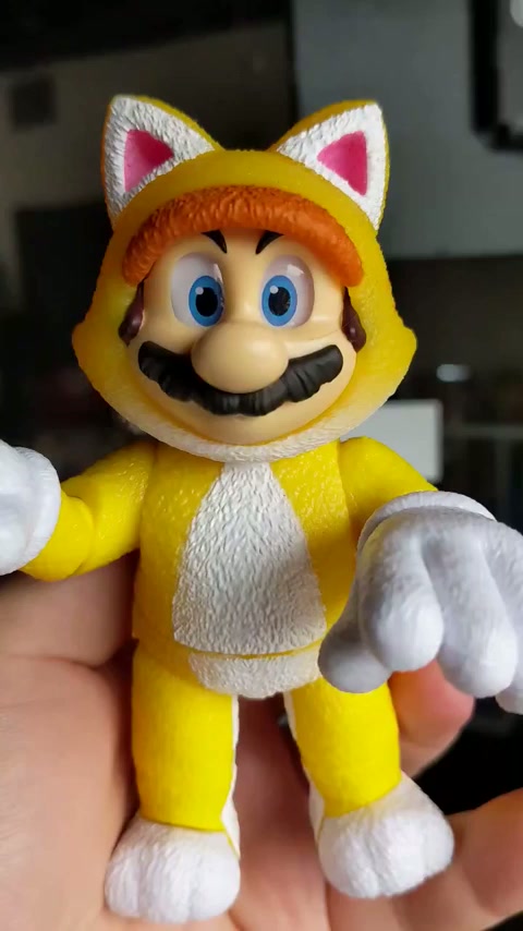 Cat Mario meowing it out! #nintendo #supermariomovie