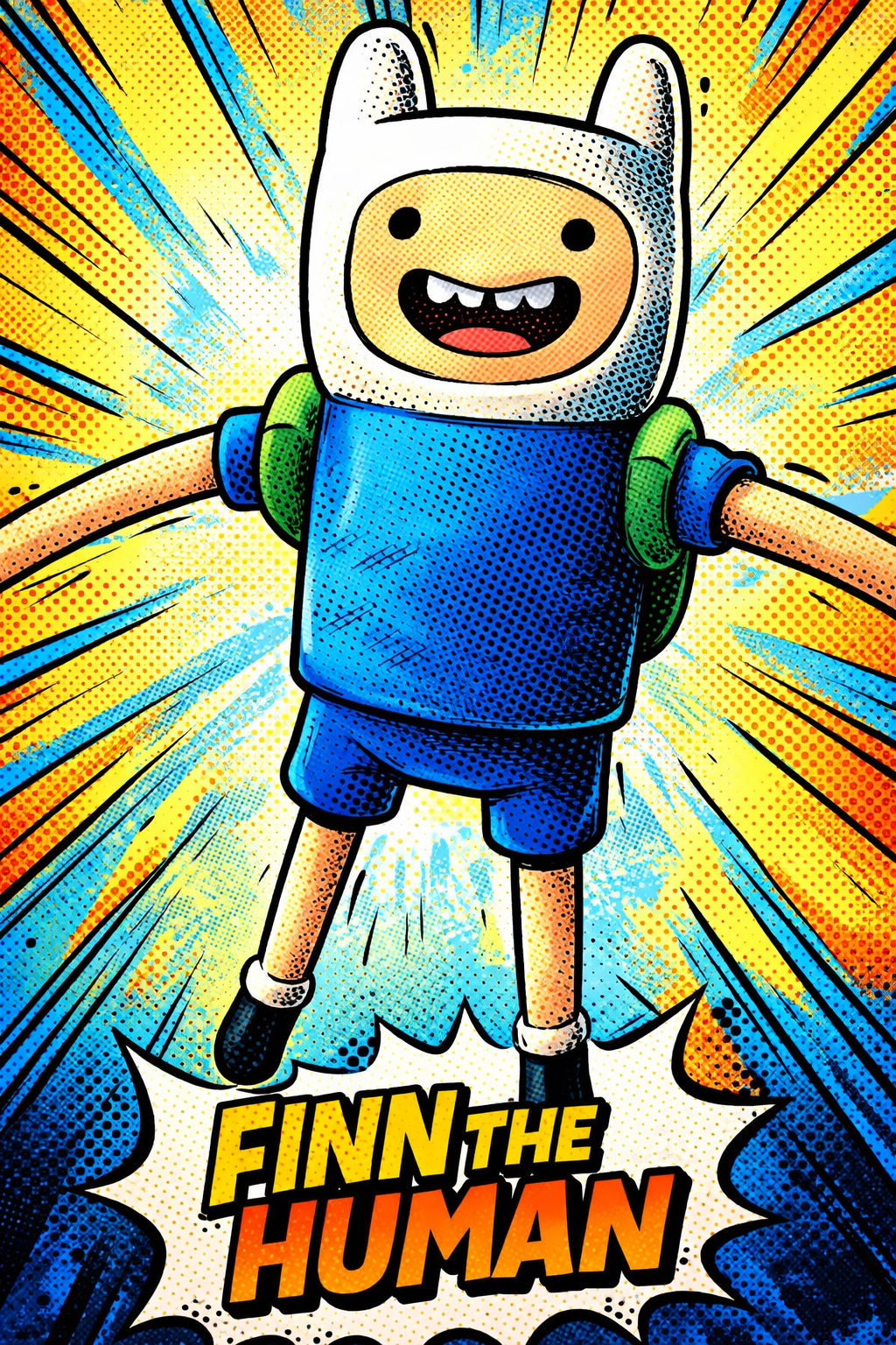 Satisfying needle-felting art of Finn the Human