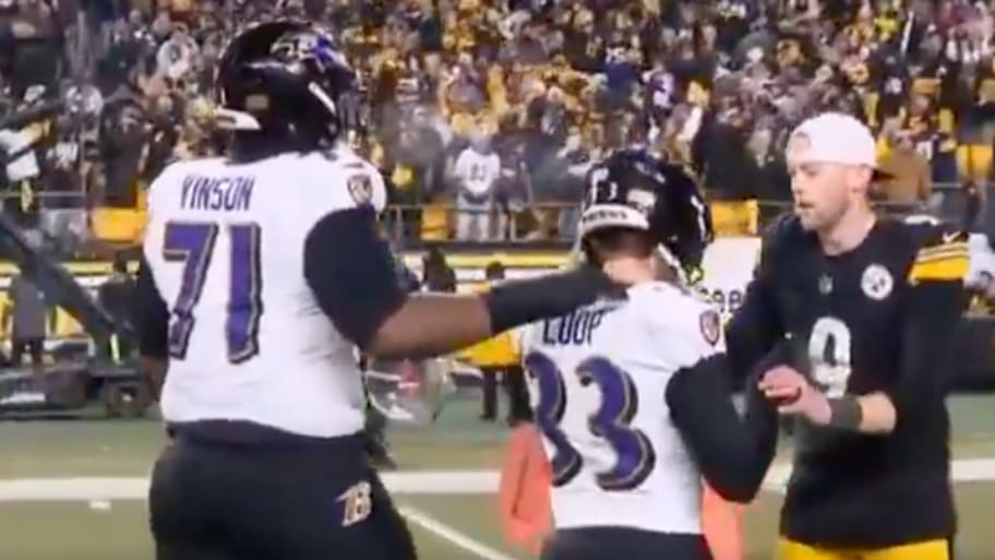 New Video Shows Chris Boswell's Classy Gesture to Ravens’ Tyler Loop ...