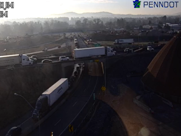 Traffic crawling on major routes in several counties due to Route 581 crash