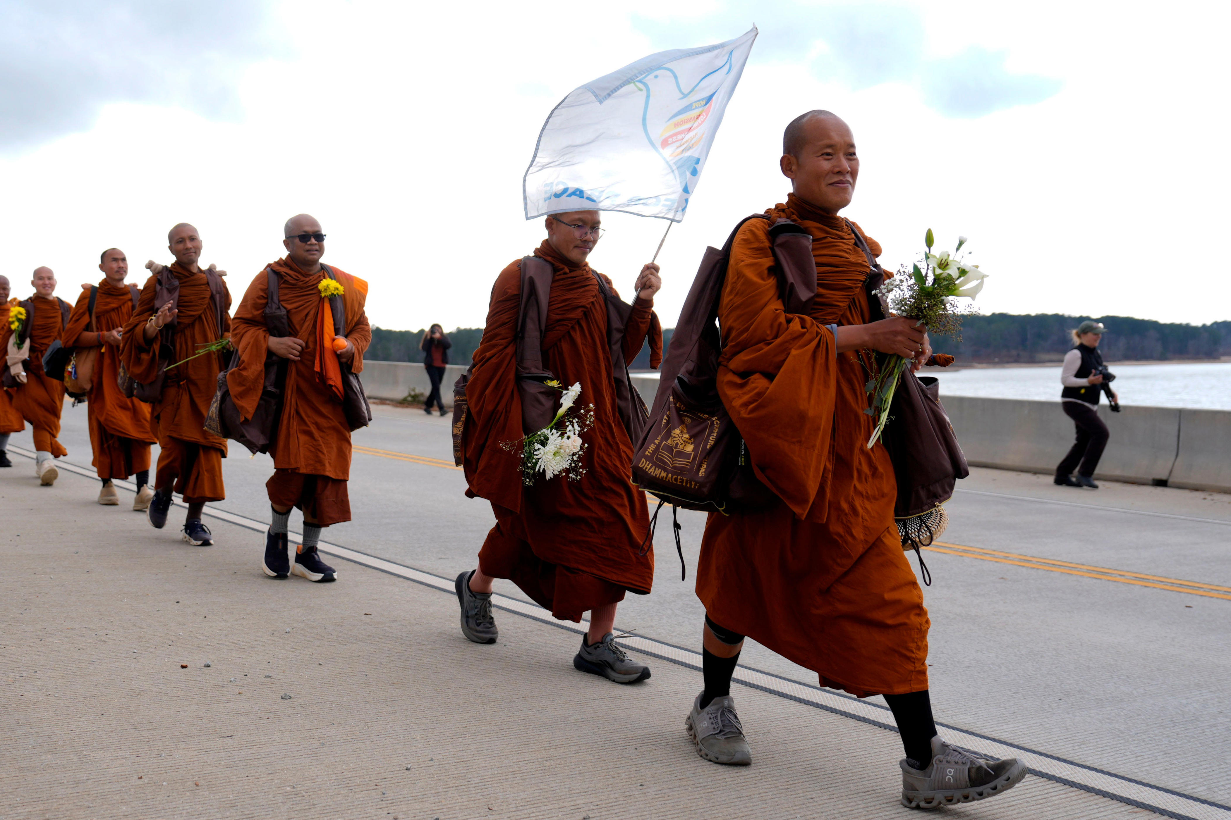 Where are the 'Walk for Peace' monks now? Here's when they'll be in NC