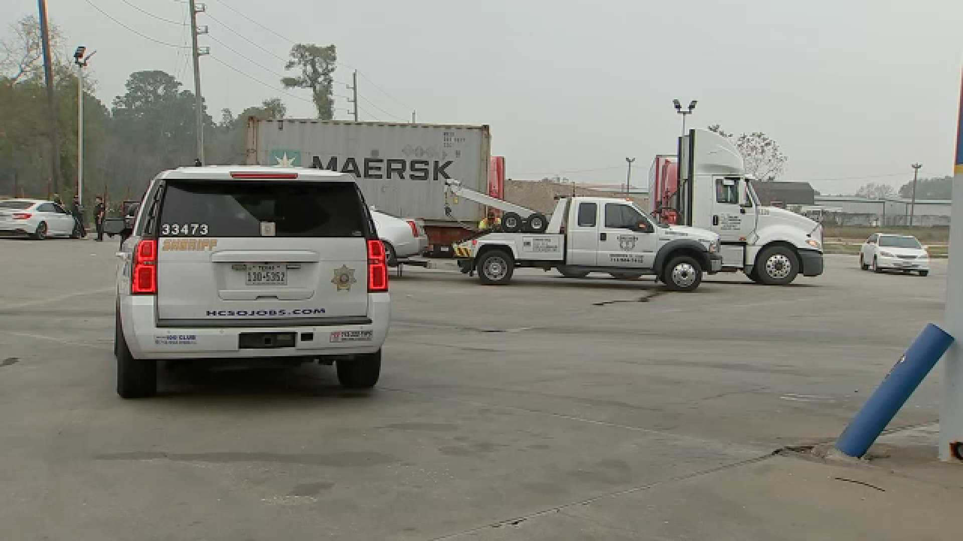 Big rig driver critically injured after being shot by another motorist ...