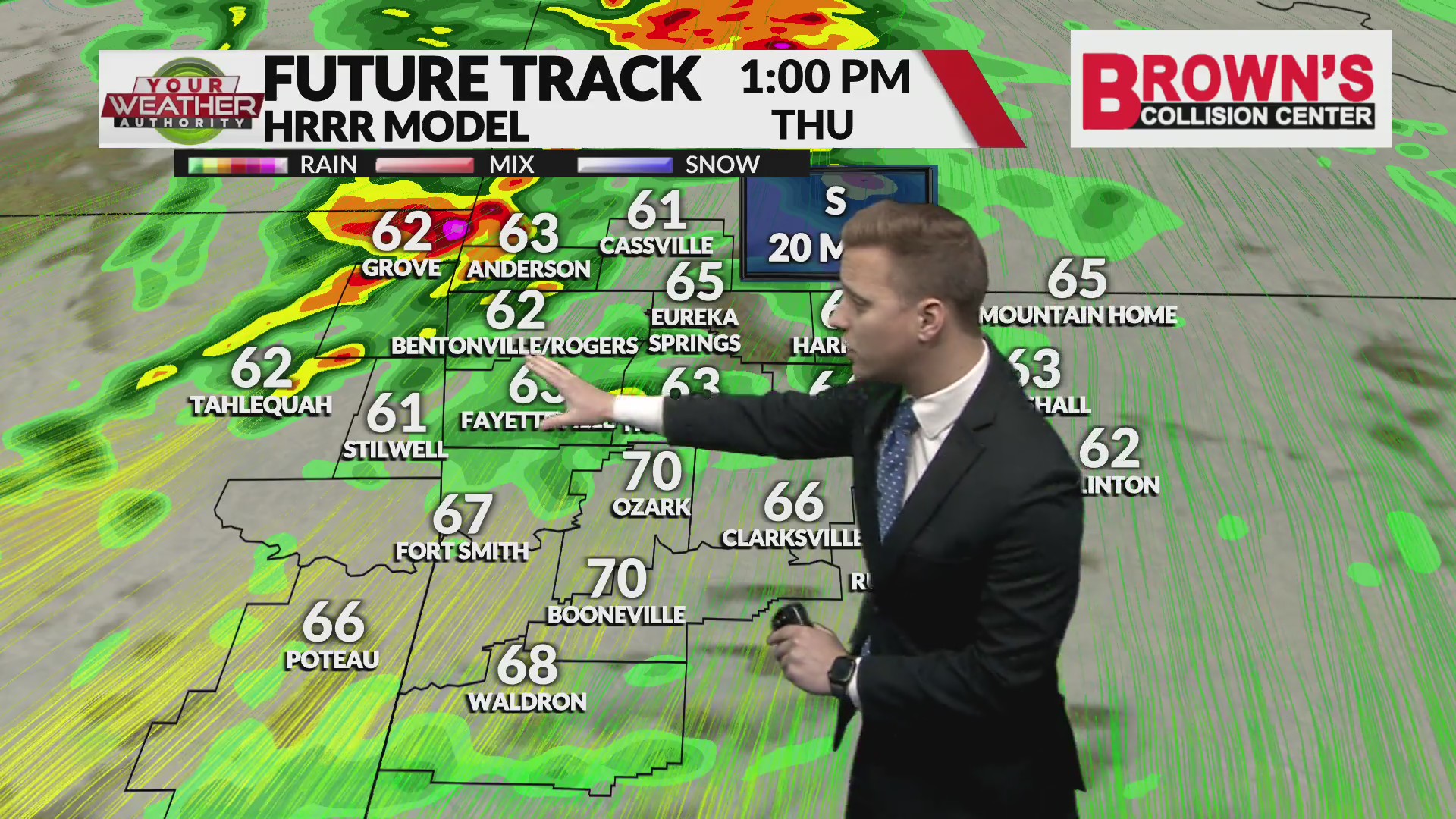 Wednesday, January 7 morning forecast - 7 a.m.
