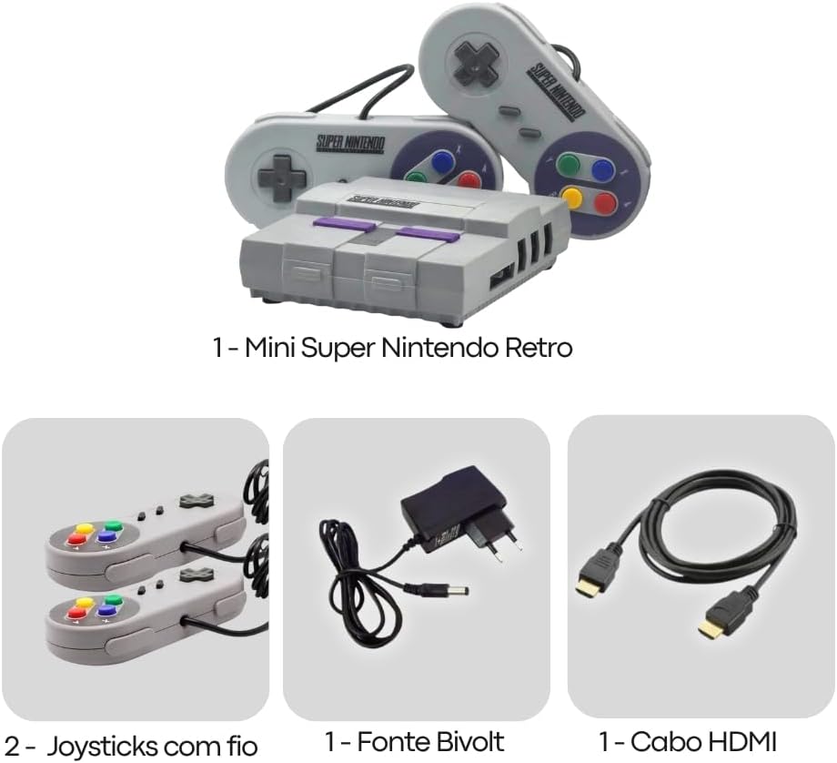 Esse mini Super Nintendo com 150 mil jogos pode ser o melhor console ...