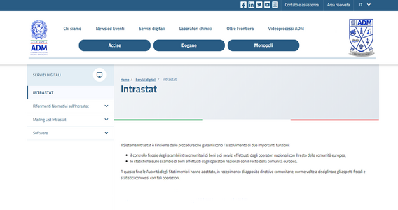 Sanzioni modello Intrastat 2026