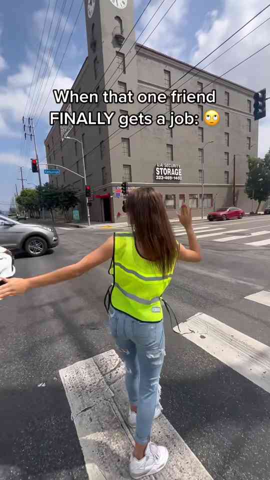 When that friend finally gets a job
