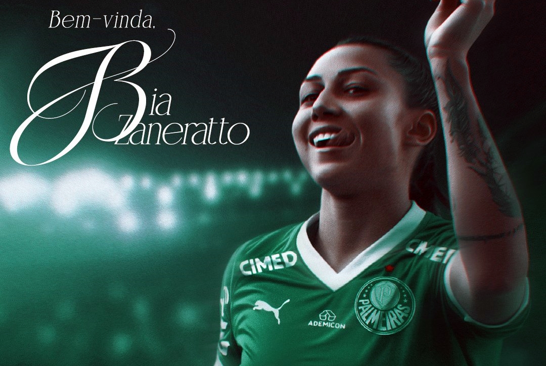 Bia Zaneratto está de volta ao Palmeiras
