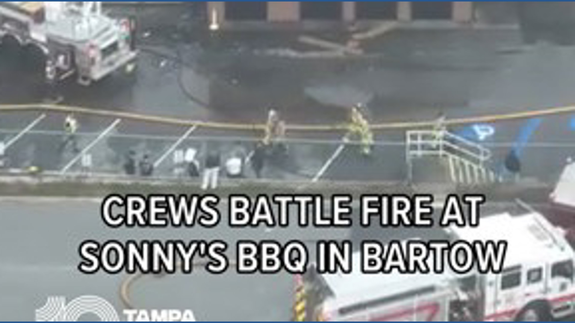 Fire breaks out at Sonny's BBQ in Bartow