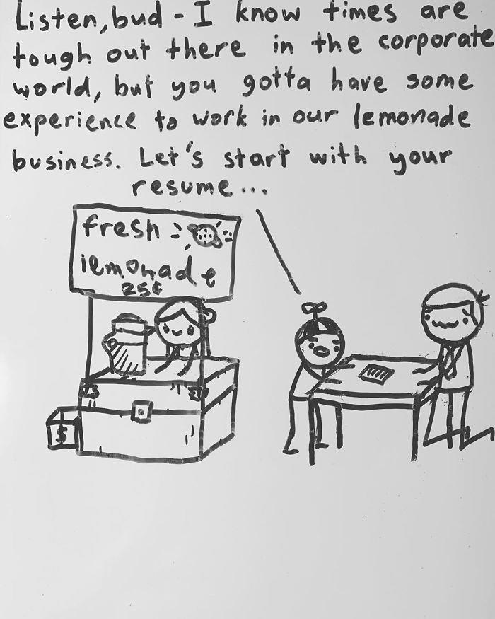 Dad finds his 14-year-old’s comics funny so he decides to post them ...