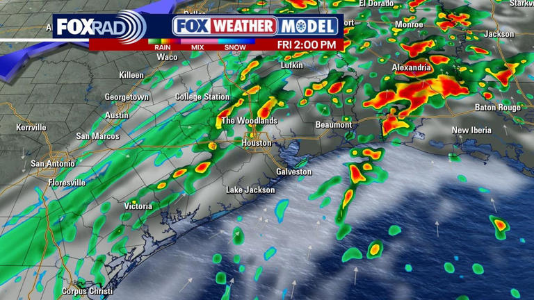 Houston weather: Near record highs possible for Wednesday, incoming rain