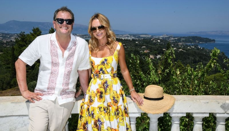 Where to shop Amanda Holden’s stylish outfits from the Greek Job