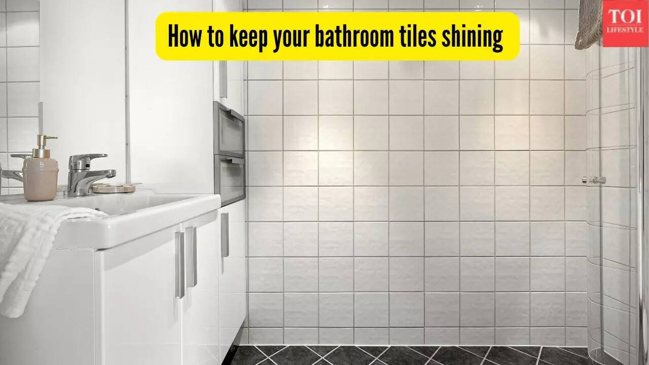 How to keep your bathroom tiles shining (without scrubbing daily)