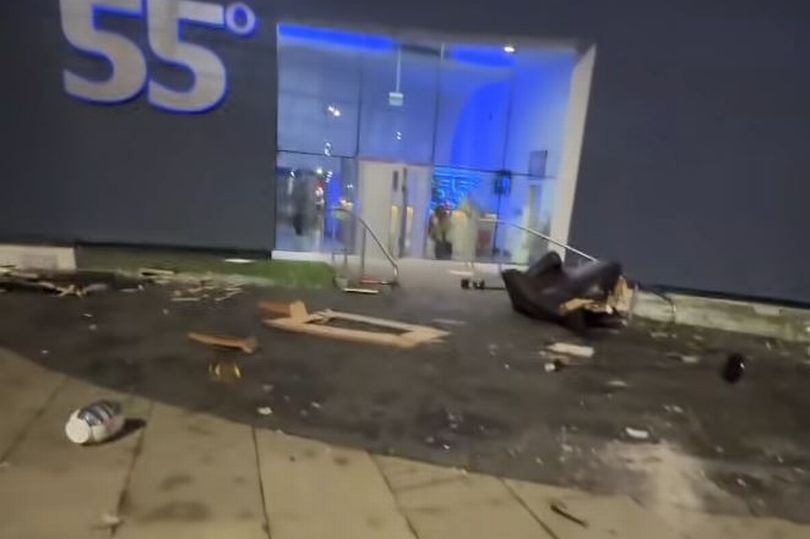 Furniture hurled from balcony at Newcastle's iconic 55 Degrees North ...