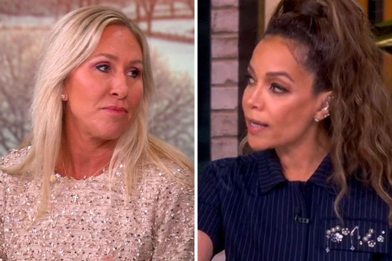 Sunny Hostin snaps at Marjorie Taylor Greene on 'The View', asks if she ...