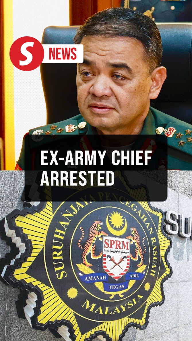 Ex-army chief and his two wives detained by MACC