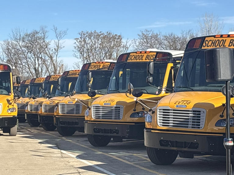 Ready to roll: Topeka Public Schools adds 25 electric buses to fleet