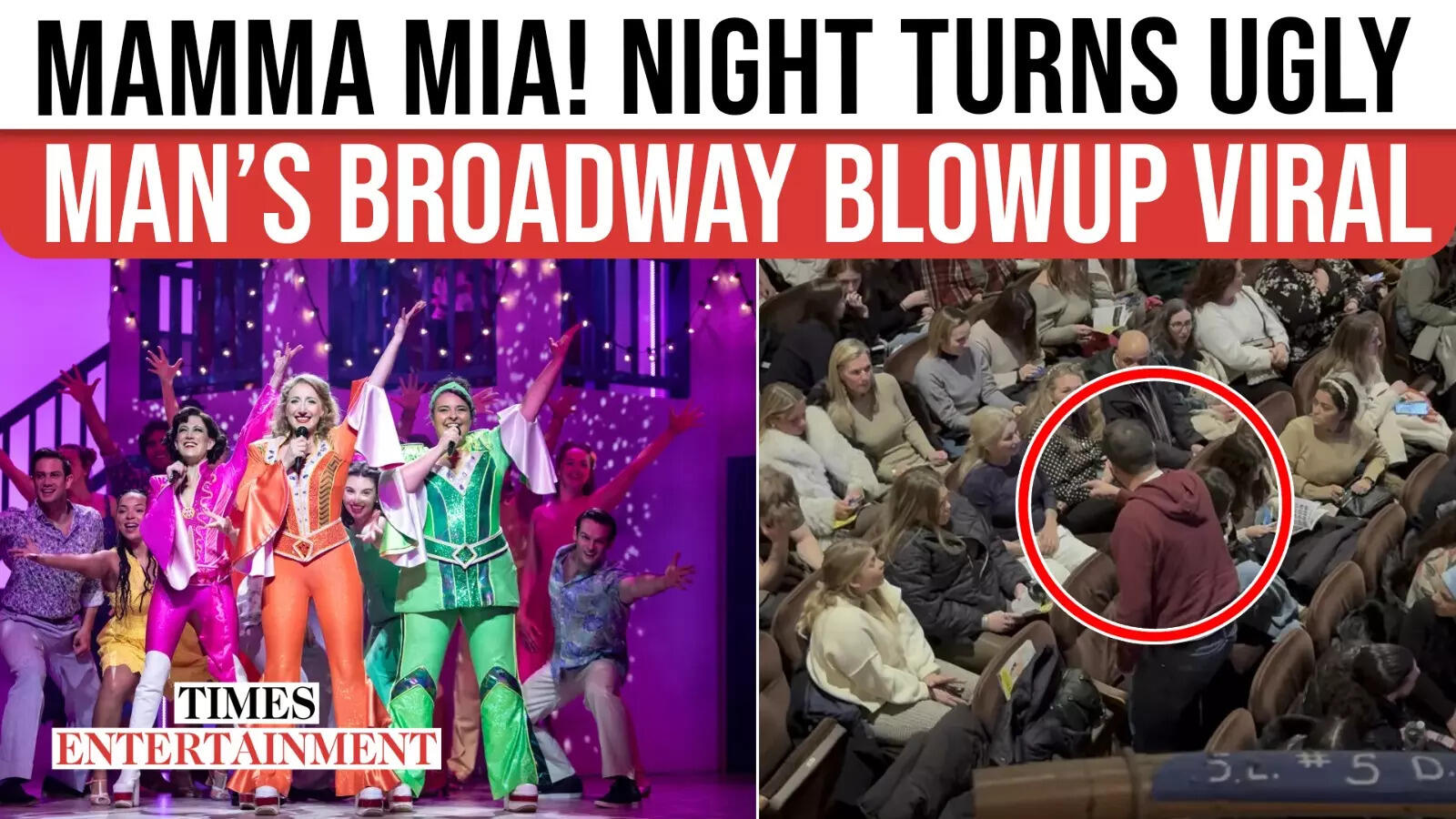 Audience chaos at Mamma Mia! show as man unleashes shocking verbal tirade