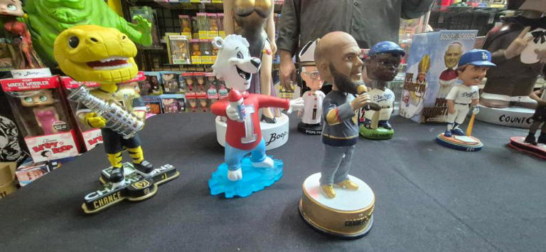 Rare, limited editions celebrated on National Bobblehead Day