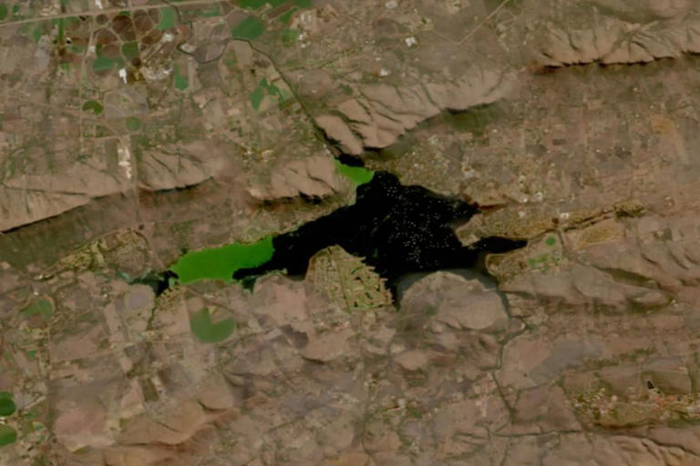 NASA images show extent of algal blooms at Hartbeespoort Dam [pics]