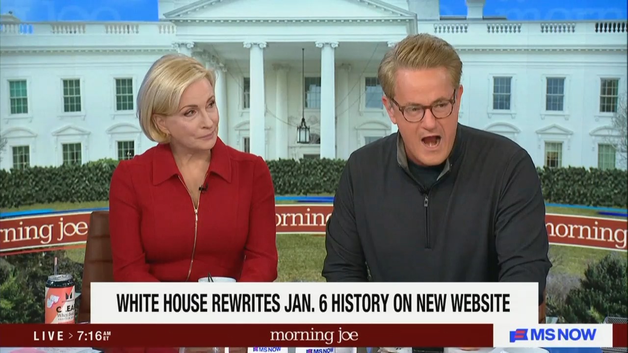 Joe Scarborough screams in fury at Republicans 'ashamed to honor' Jan 6 ...
