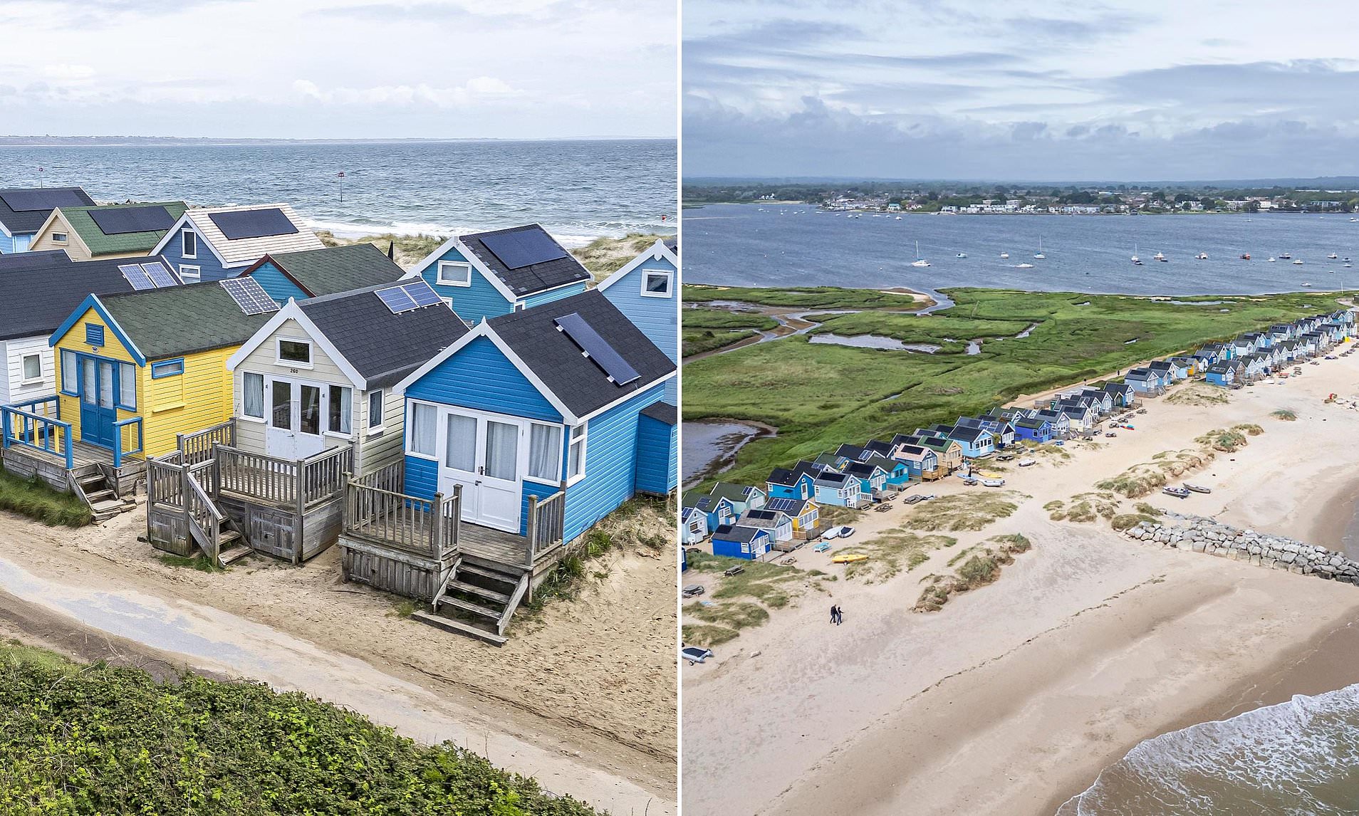 Beach hut owners react after being ordered to pay full council tax on ...