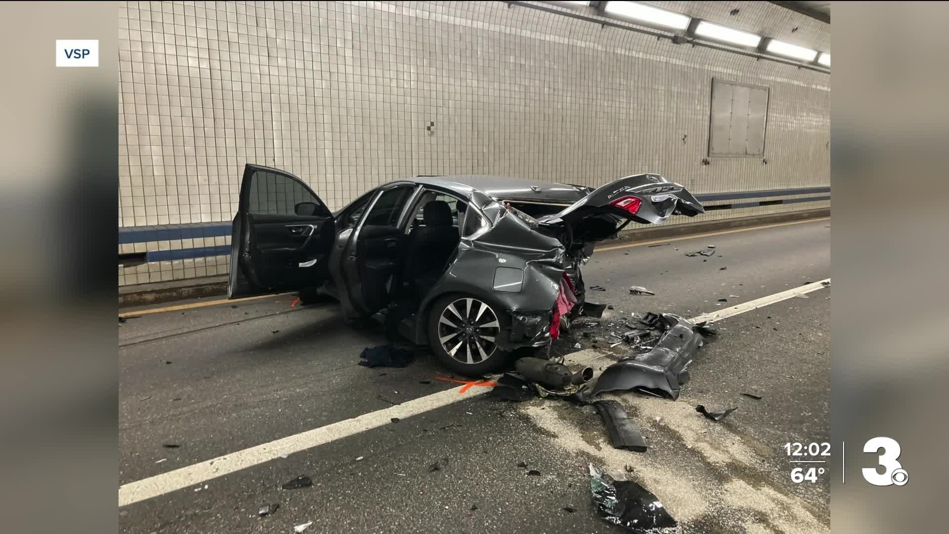 Disabled car blew tire before fatal HRBT crash; victim ID'd, charges ...
