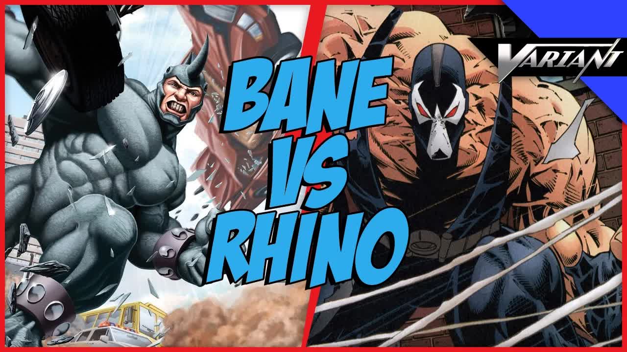 Bane vs. Rhino: Epic battle