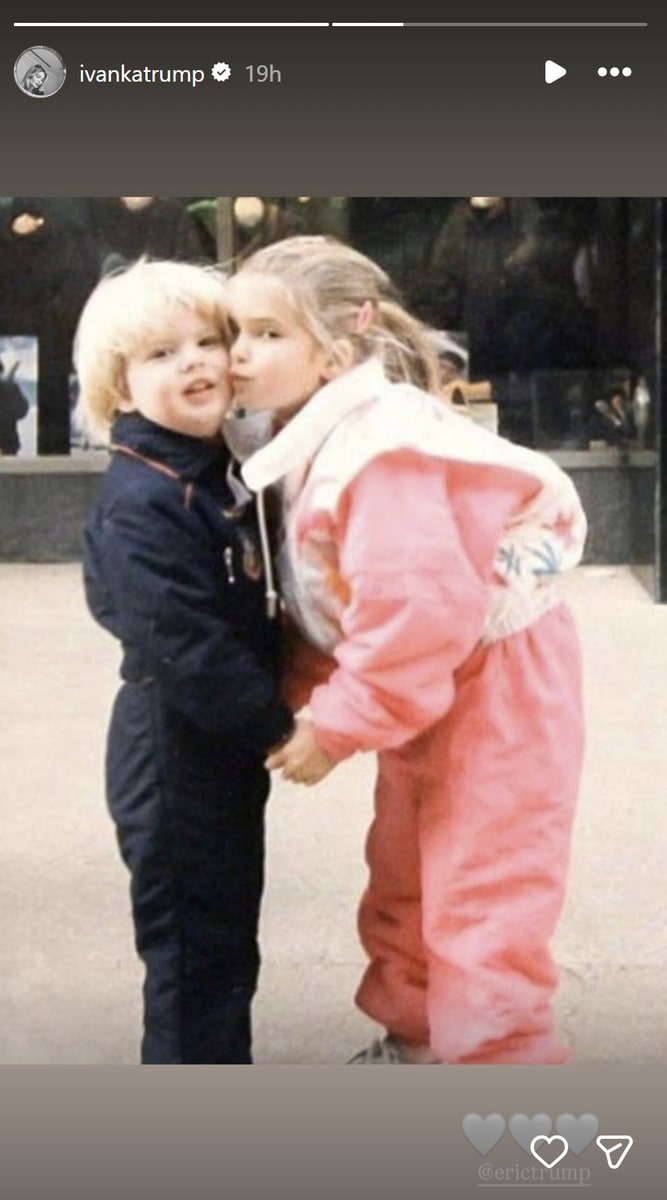 Ivanka Trump celebrates Eric Trump’s birthday with sweet childhood ...