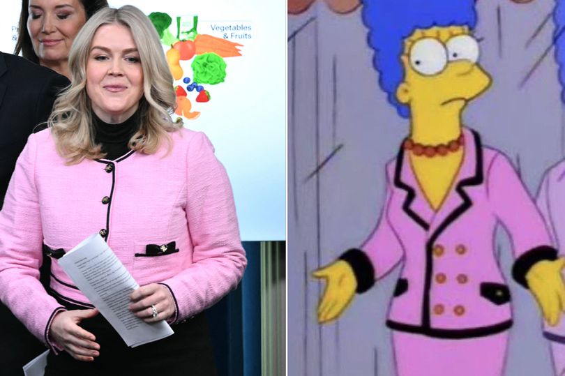 Karoline Leavitt compared to iconic The Simpsons character with ...
