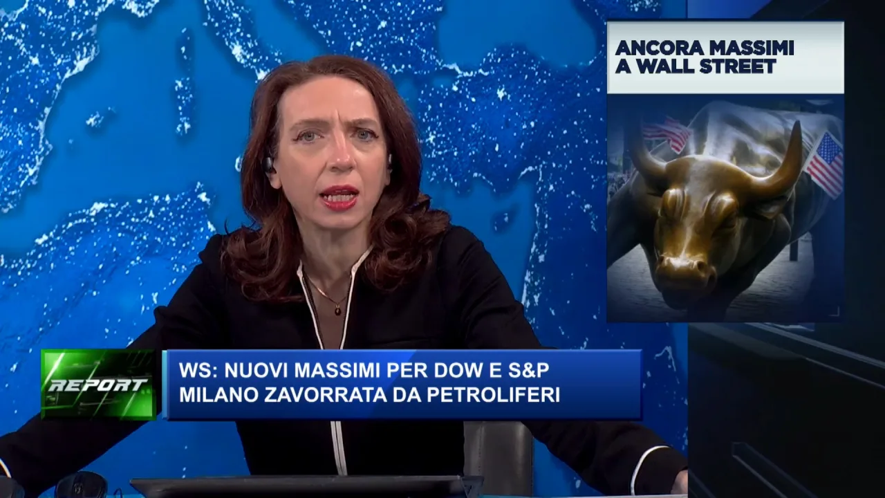 Wall Street tocca massimi storici, Milano in calo significativo