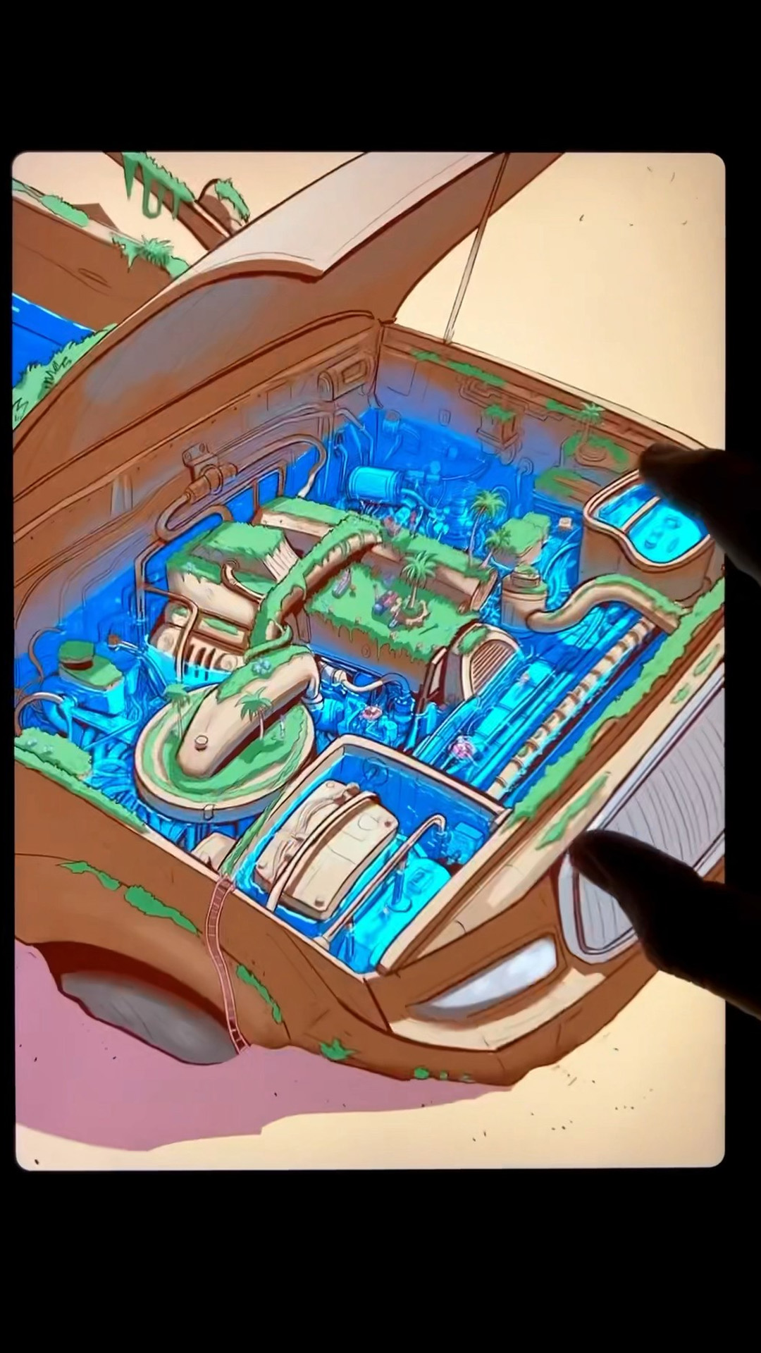 Ultra zoom into a surreal hidden world