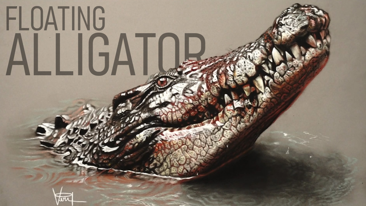 Creating a realistic drawing with strong light and shadow