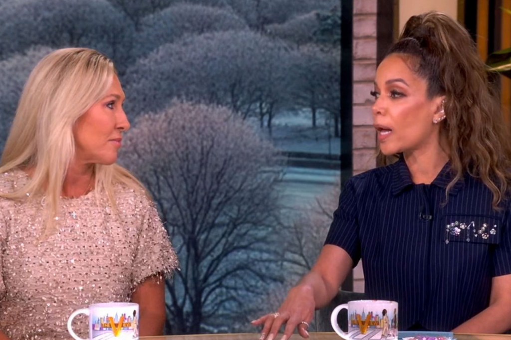 Sunny Hostin snaps at Marjorie Taylor Greene on 'The View', asks if she ...