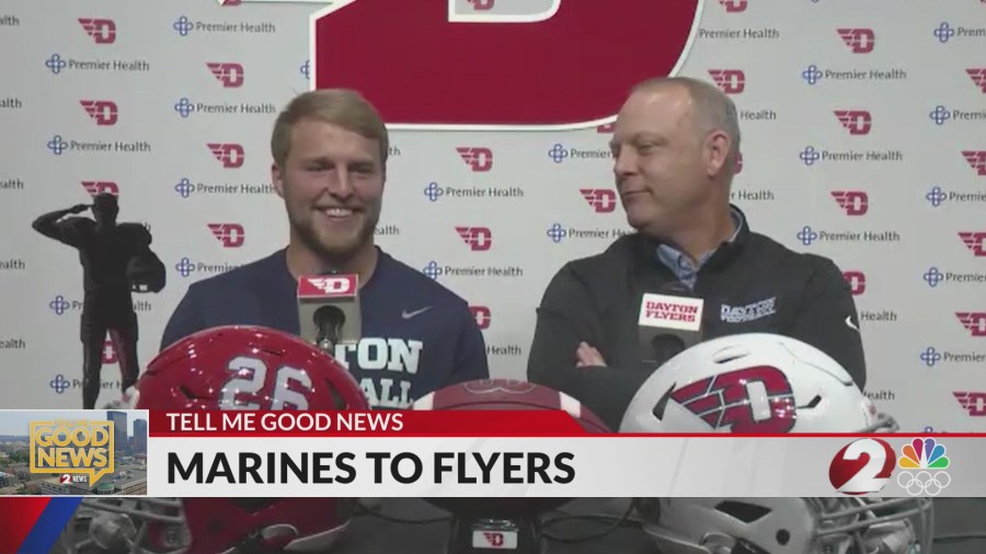 Dayton marine turned running back earns prestigious award