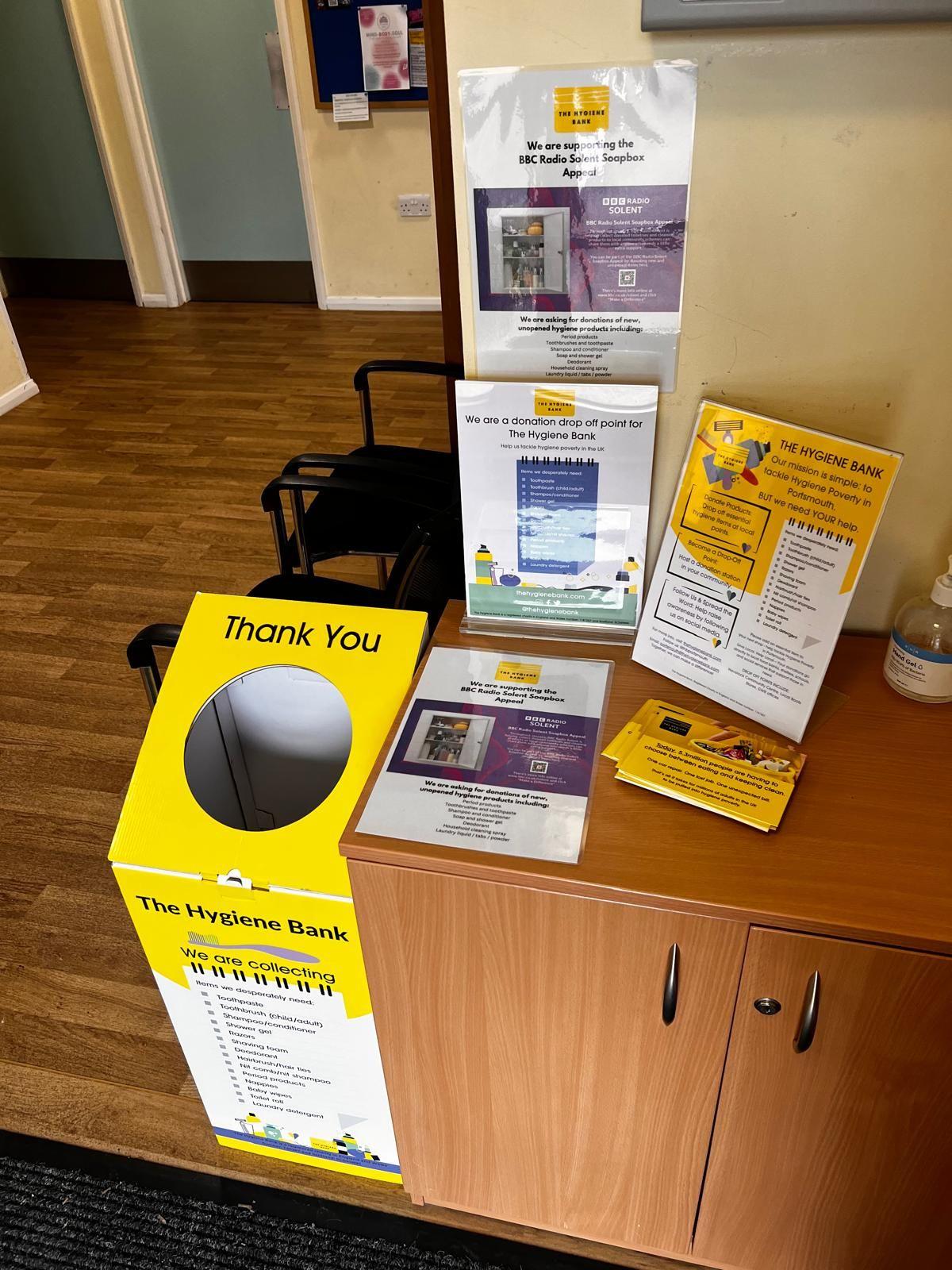 Portsmouth Hygiene Bank joins BBC Radio Solent Soapbox Appeal