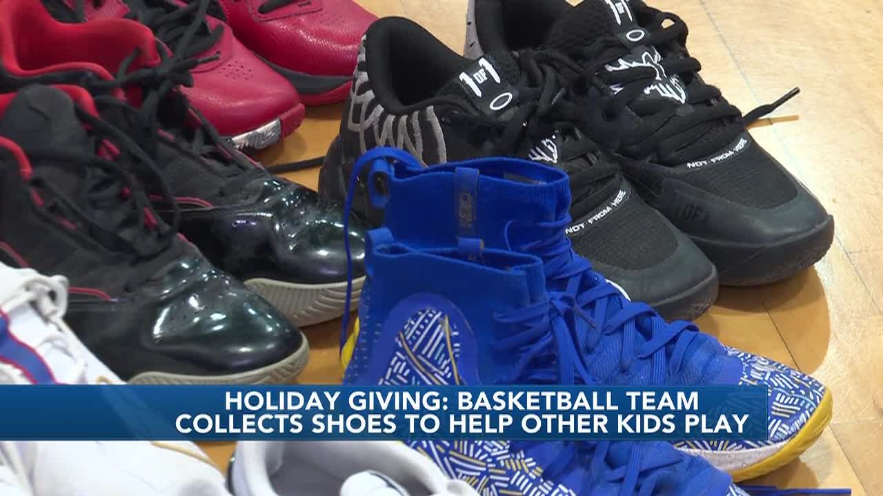 Blennerhassett Middle School basketball team hosts holiday shoe drive
