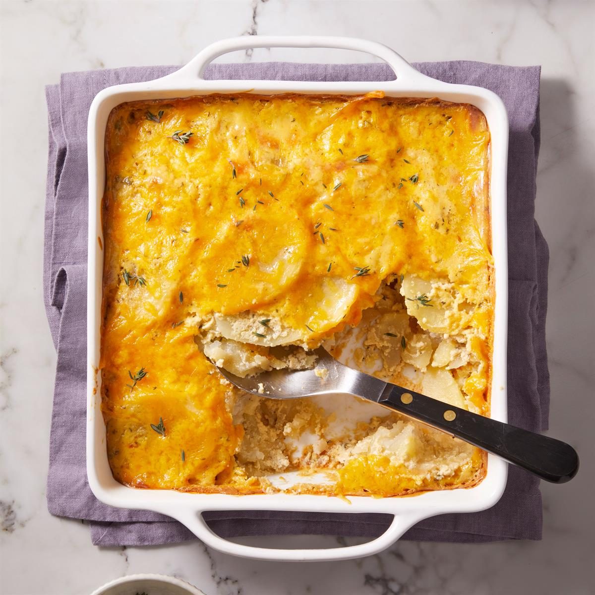 Vegan scalloped potatoes