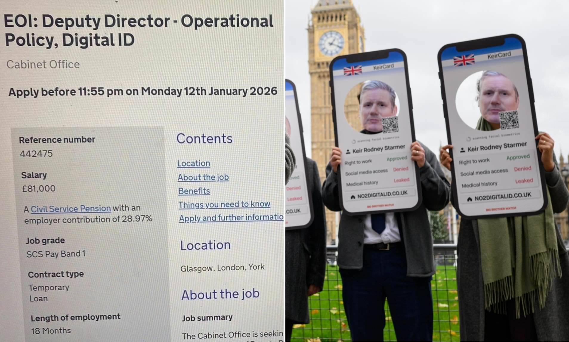 Government 'secretly' advertising £81k 'deputy director' role for ...