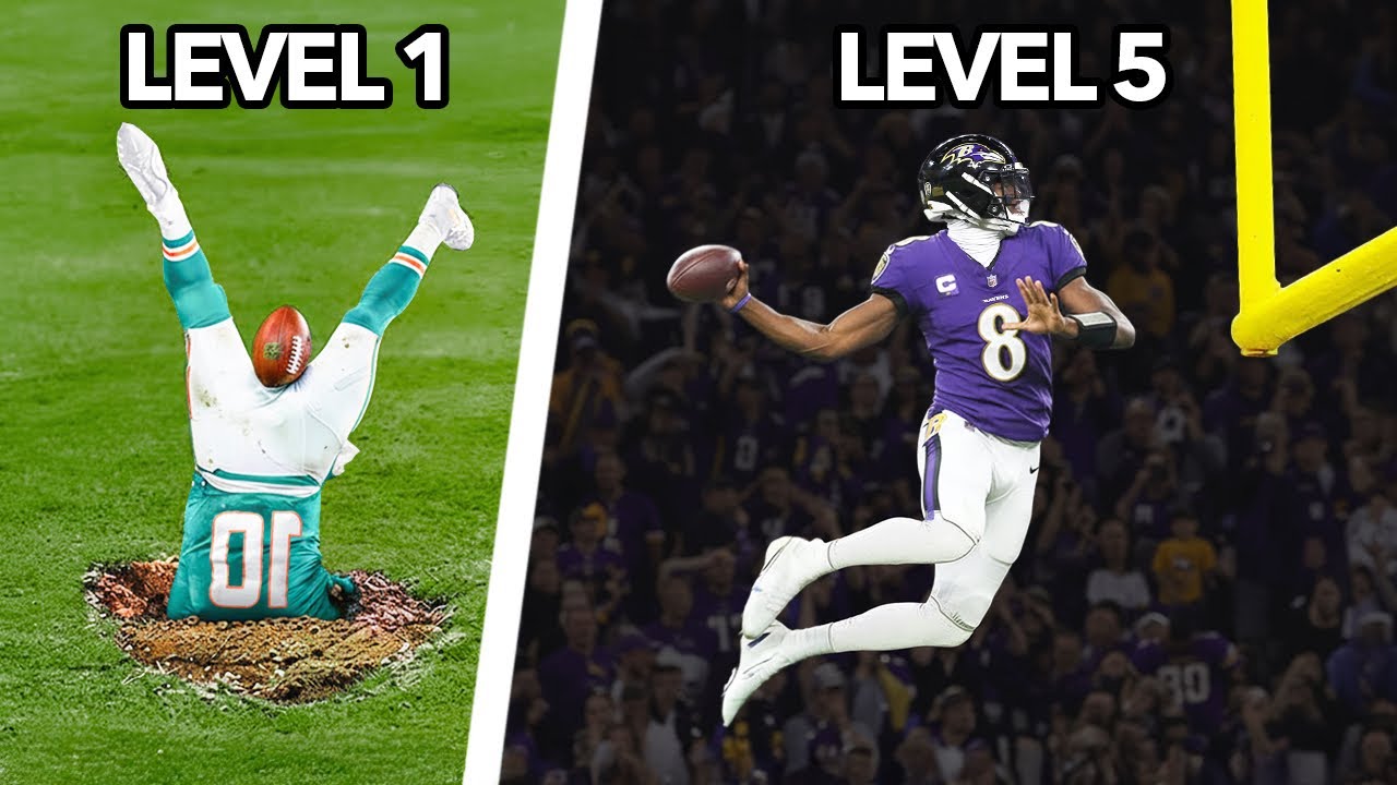 The 5 levels of NFL players
